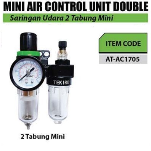 Jual Tekiro Mini Air Control Unit Double / Filter angin kompressor 2 ...