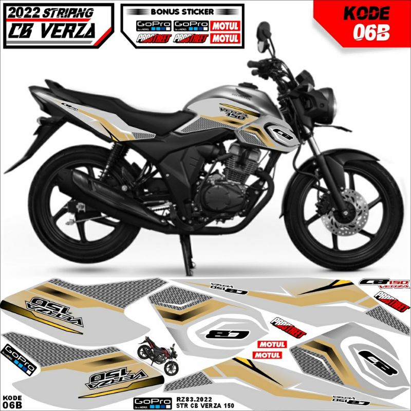 Jual Stiker Striping cb verza 150 stiker verza cb new baru decal custom ...