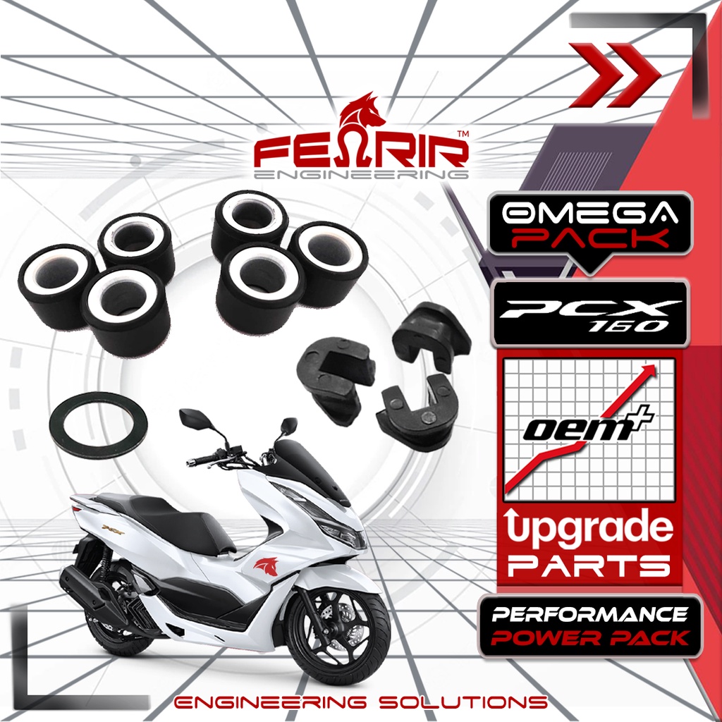 Jual Roller PCX 125/150/160 PLUS Ring CVT PLUS Slide Piece - Fenrir ...