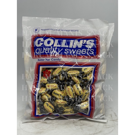 Jual Permen Collins Butter Nut Candy Rasa Mentega Kacang (pak / pack ...