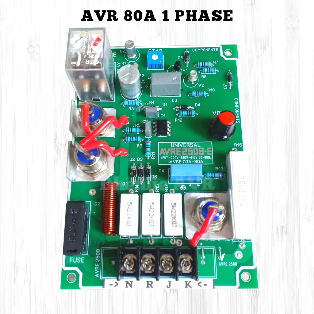 Jual AVR Genset 1 PHASE AVR Generator AVR LOKAL 1 Phase AVR Karbon ...