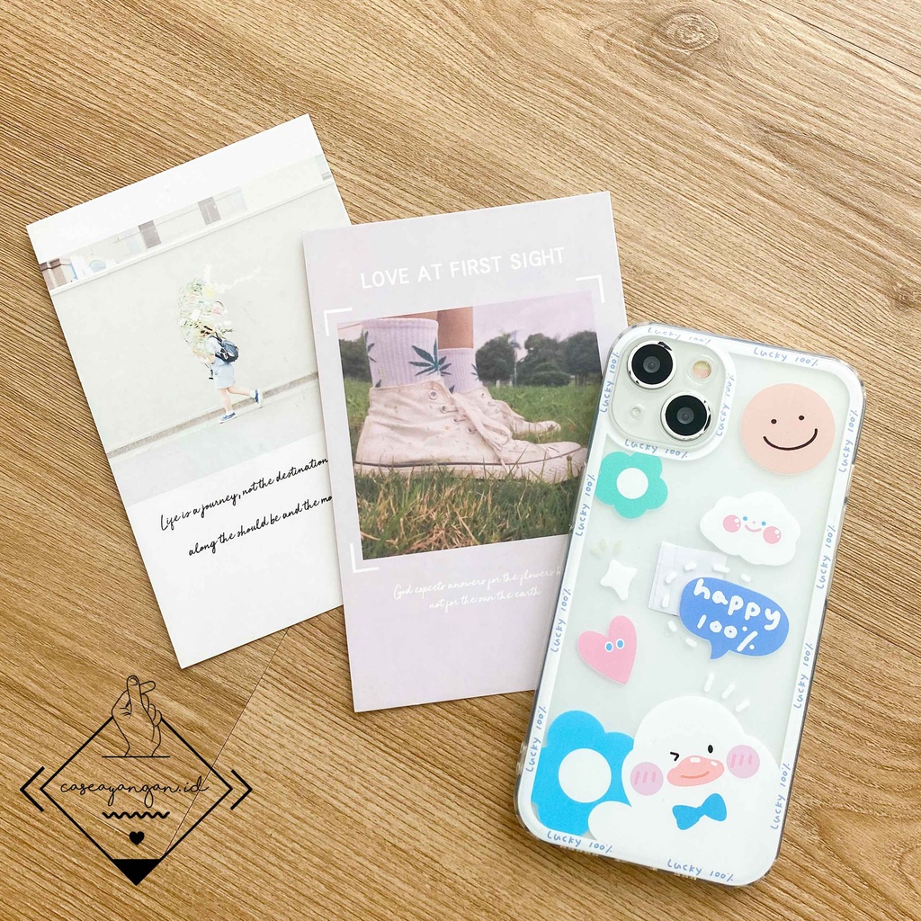 Jual HAPPY DUCK CASE for Iphone 7 8 SE 2020 X XS XR 11 12 13 PRO MAX ...