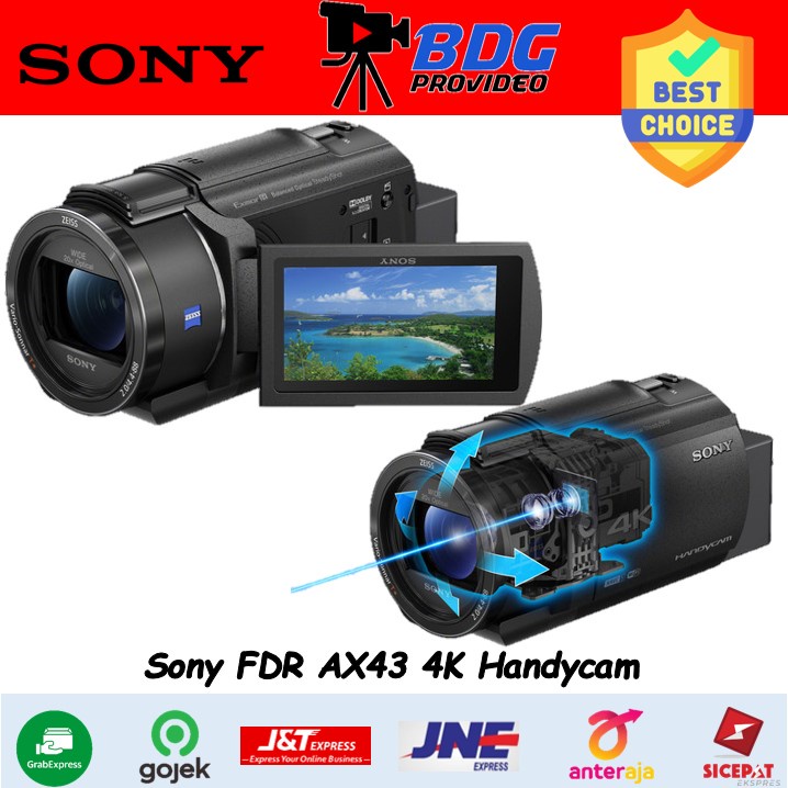 Jual Sony FDR AX43A 4K Handycam Camcorder GARANSI RESMI | Shopee Indonesia