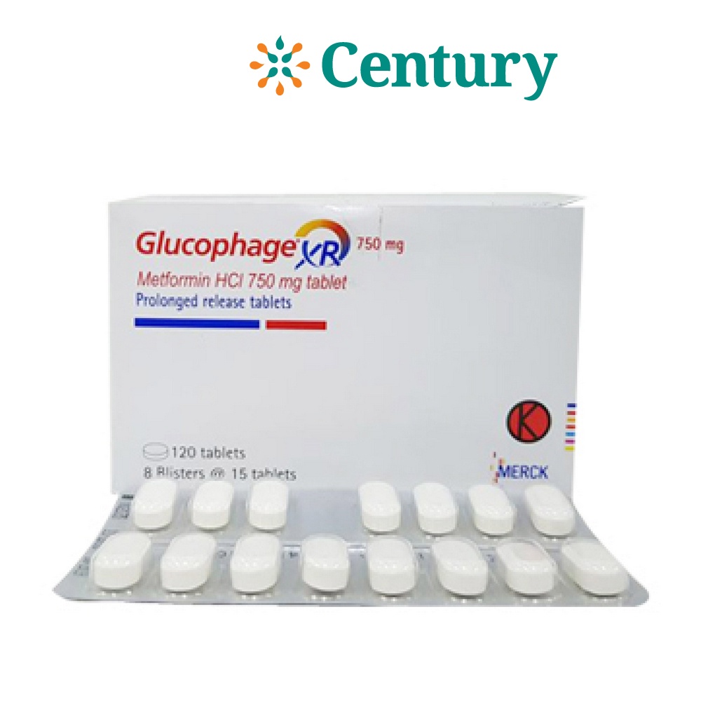 Jual GLUCOPHAGE XR 750 MG TAB 120'S 1 STRIP ISI 15 TAB / METFORMIN ...