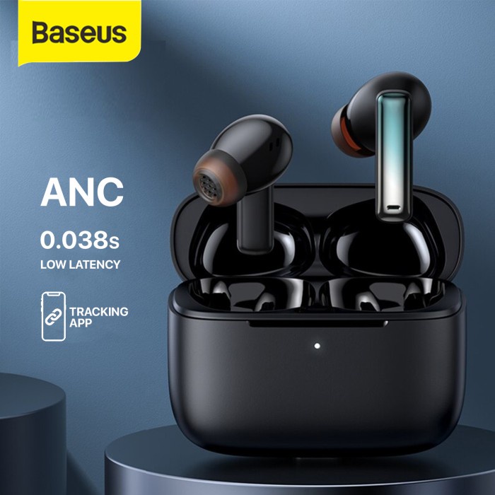 Jual BASEUS TRUE WIRELESS BLUETOOTH EARPHONE EARBUDS TWS ANC ENC BOWIE ...
