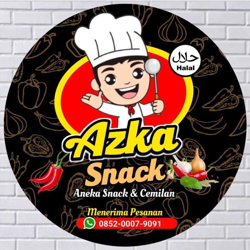 Jual ( minimal order 100 pcs ) Stiker Label Kemasan Stiker Jajanan ...