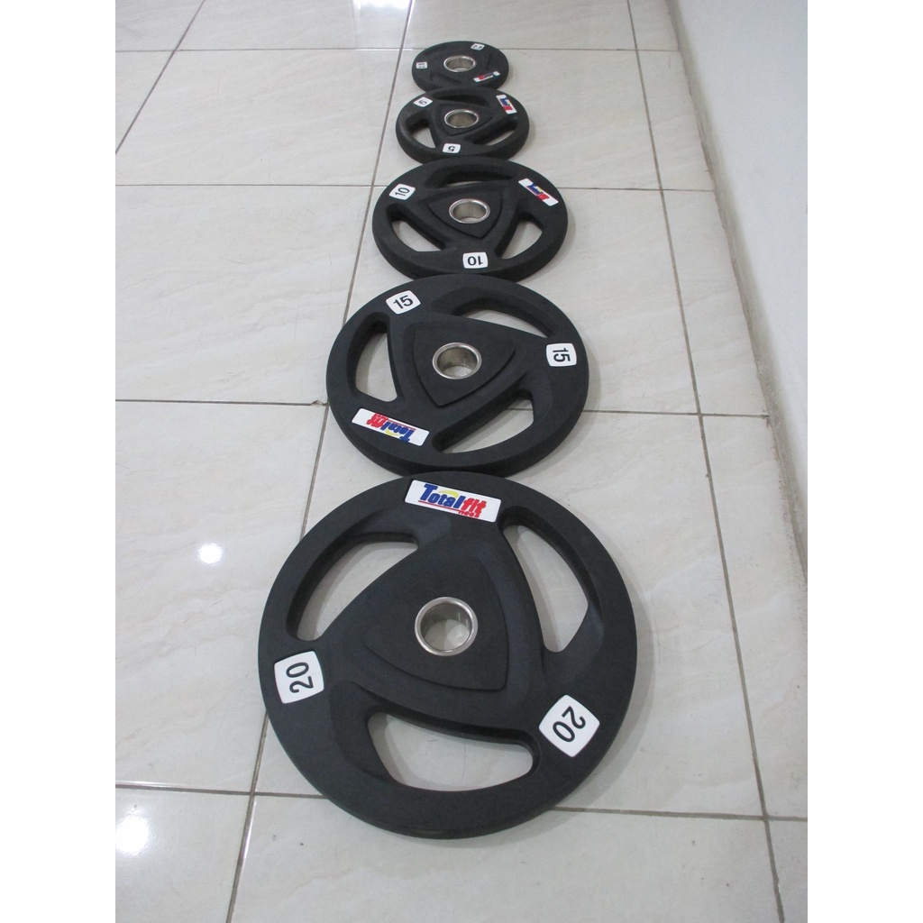 Jual Rubber Plate Total Health Gym - Angkat Beban - Alat Fitness ...