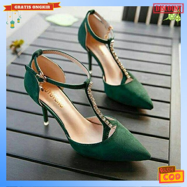 Jual High Hills Wanita Dewasa High Hels Bresmet Nikahan Hils Tunangan ...