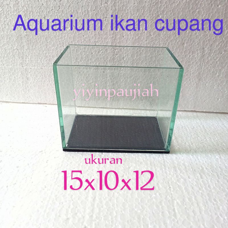 Jual Soliter ikan cupang ukuran 15*10*12 aquarium minimalis soliter ...