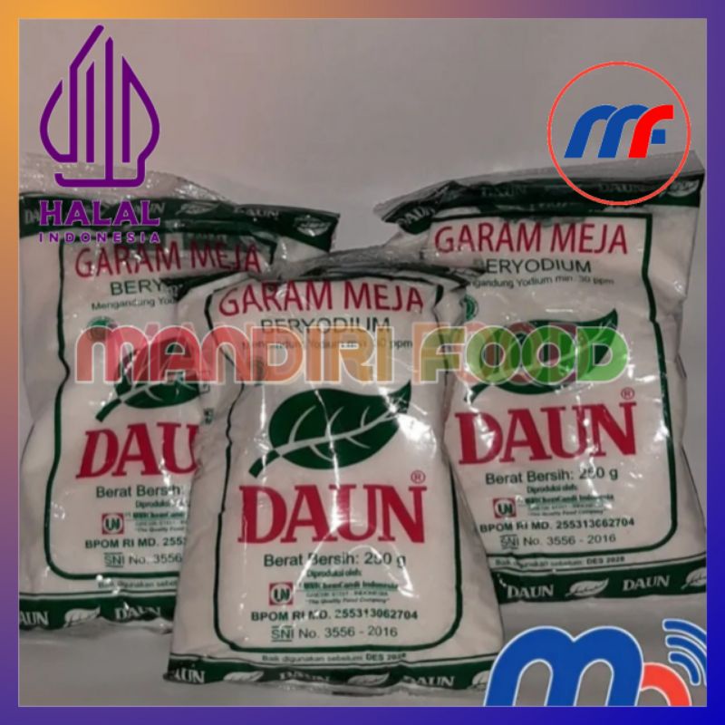 Jual garam dapur cap daun garam masak | Shopee Indonesia