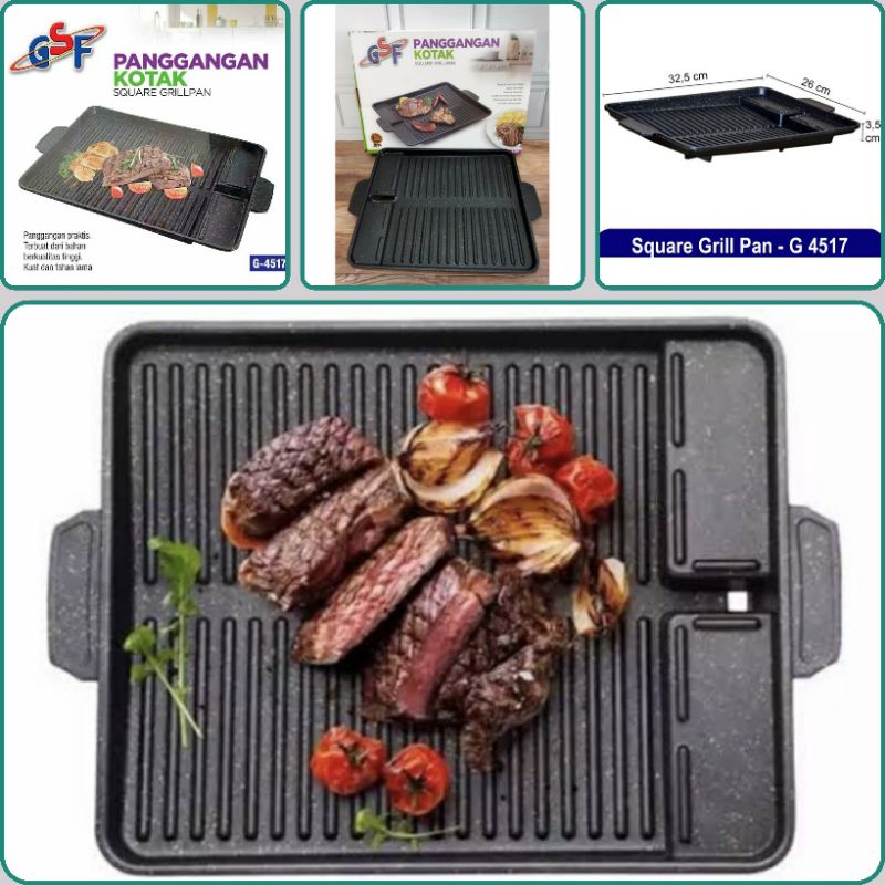 Jual Gril Pan Yakiniku Alat Panggangan Daging/Sosis/Dll Alat Pangang ...