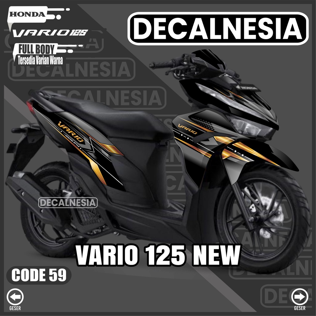 Jual Decalnesia Stiker Motor Vario 125 New 2023 Full Body Decal Sticker ...