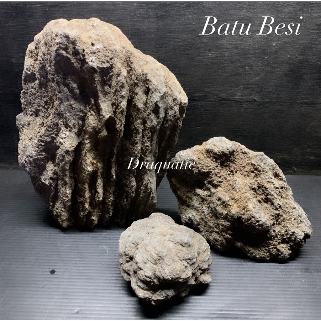 Jual Batu Besi / Unzan Stone Aquarium Aquascape paludarium | Shopee ...