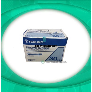 Jual Terumo Spuit 30 cc Tanpa Needle Luer Lock Per Box isi 50 pcs | Shopee Indonesia