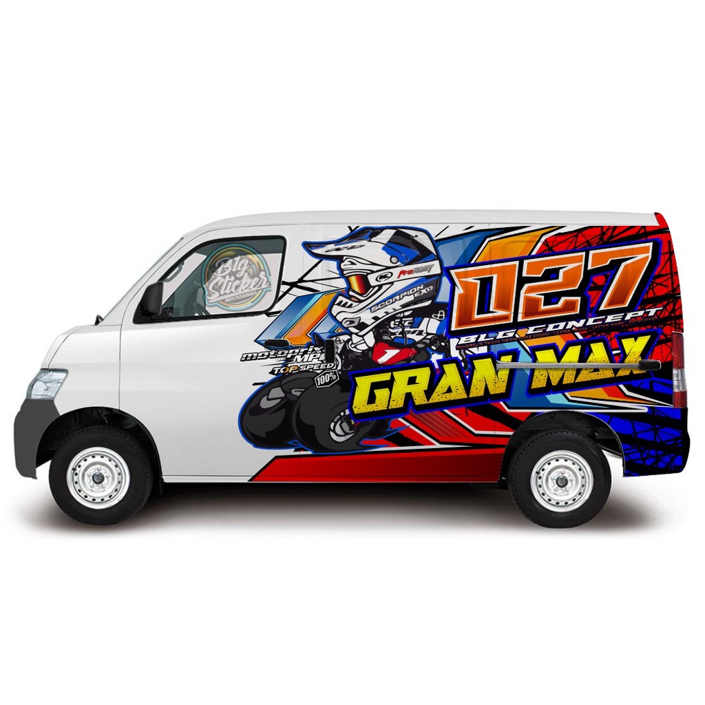 Jual Stiker decal mobil grandmax MINIBUS DECAL PRINT VARIASI CUSTOM ...