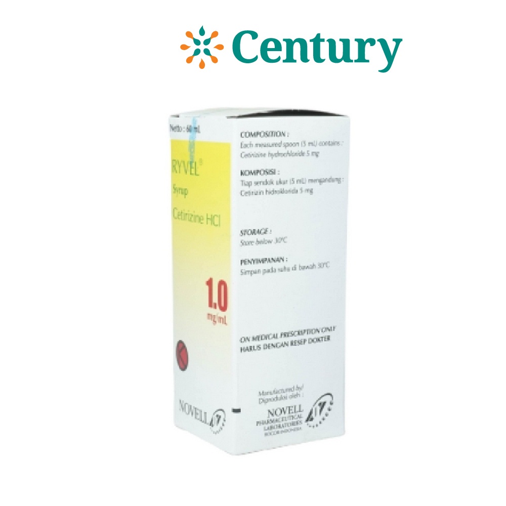 Jual RYVEL SYRUP 60ML / OBAT ALERGI / GATAL | Shopee Indonesia