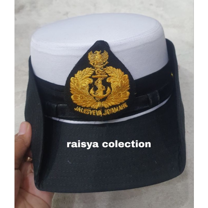 Jual topi pet pdu tni al cewek / topi pet pdu cewek tni al | Shopee ...