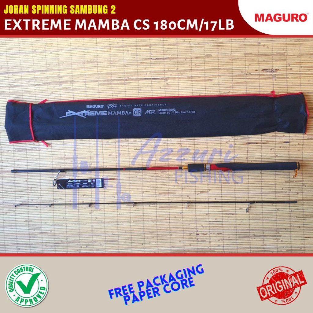 Jual Joran Maguro EXTREME MAMBA CS 180CM 602/17LB FULL FUJI - JORAN ...