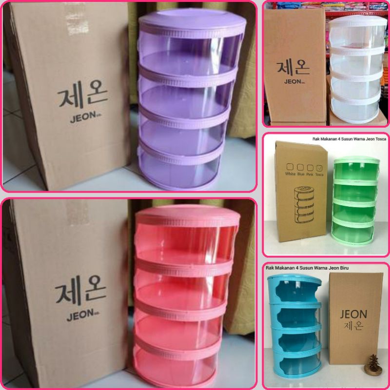 Jual Rak Lauk/Tempat Penyimpanan Makanan 4 Susun/4 Tingkat | Shopee ...