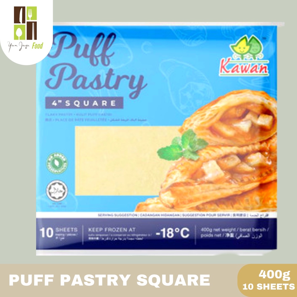 Jual Puff Pastry Square 4inc 400g isi 10 Lembar | Shopee Indonesia