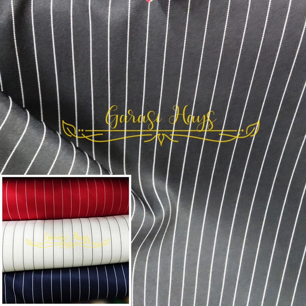 Jual Kain Stretch Stripes Strip Garis Lebar 150 cm | Shopee Indonesia