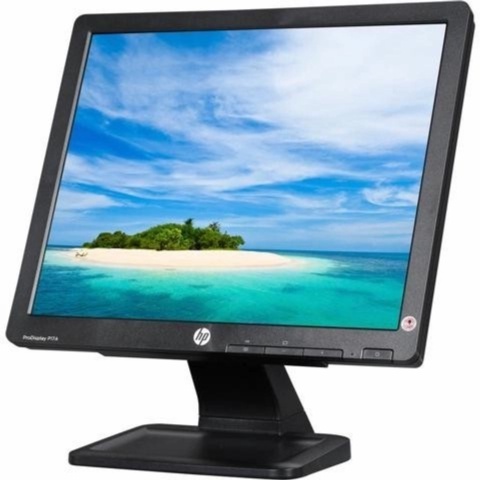 Jual Led Monitor HP 17" Inch Prodisplay P17A Square Black Frame ...