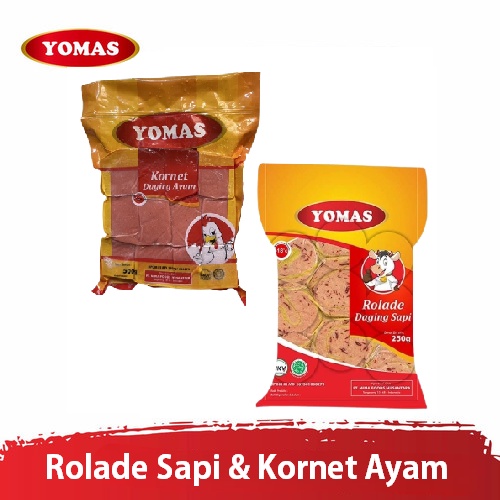 Jual Yomas Rolade Daging Sapi / Kornet Daging Ayam | Shopee Indonesia
