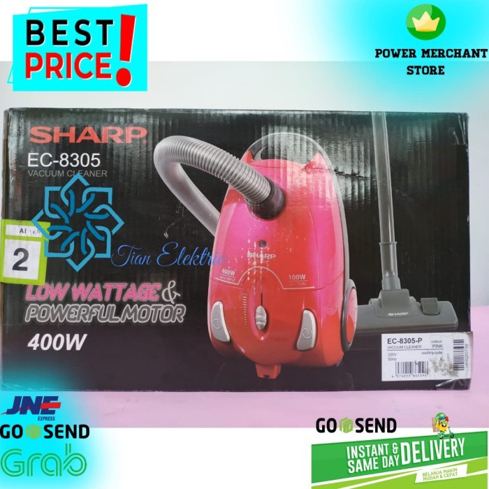 Jual SHARP EC-8305 Vacuum Cleaner 400 Watt ORIGINAL. | Shopee Indonesia