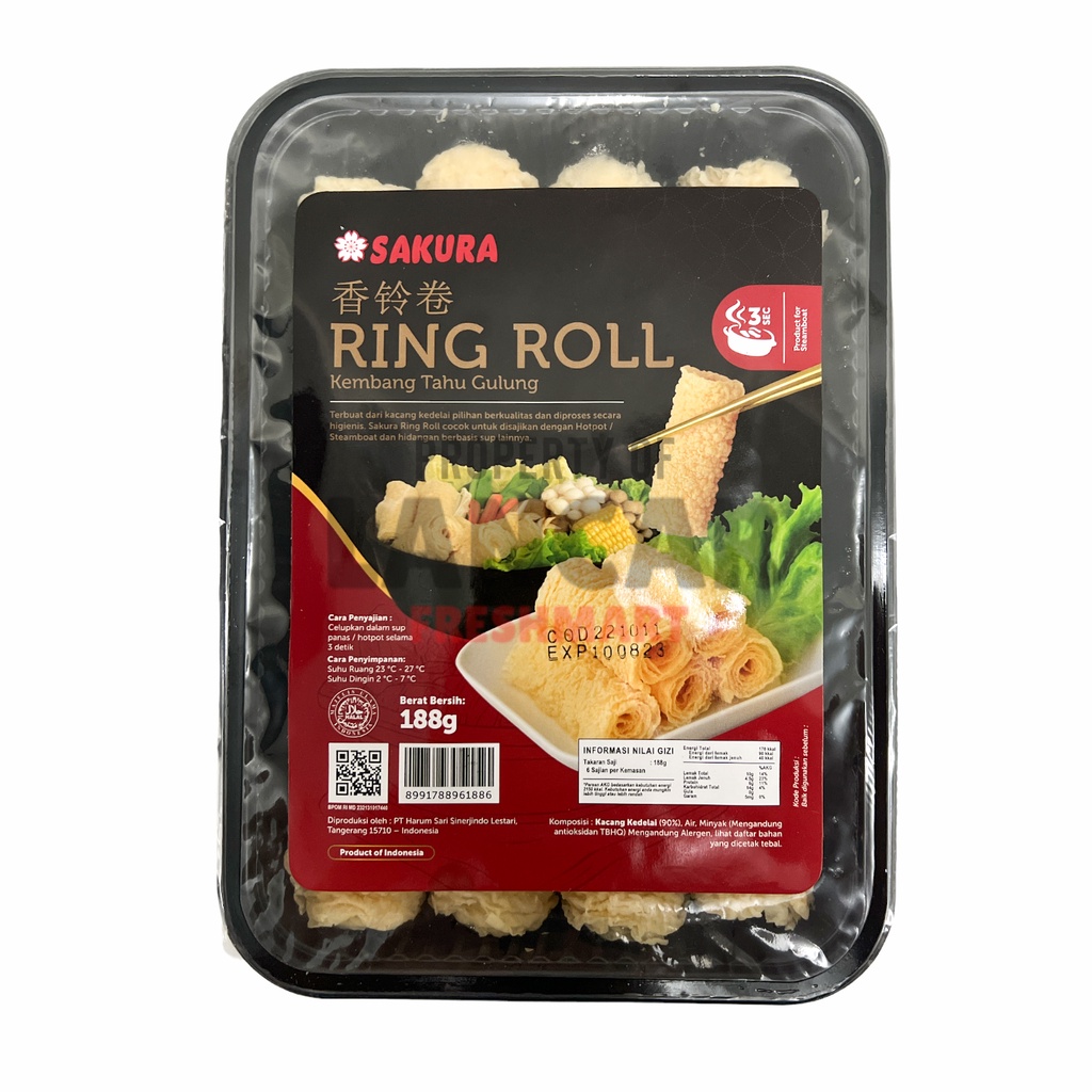 Jual SAKURA RING ROLL 188GR | Shopee Indonesia