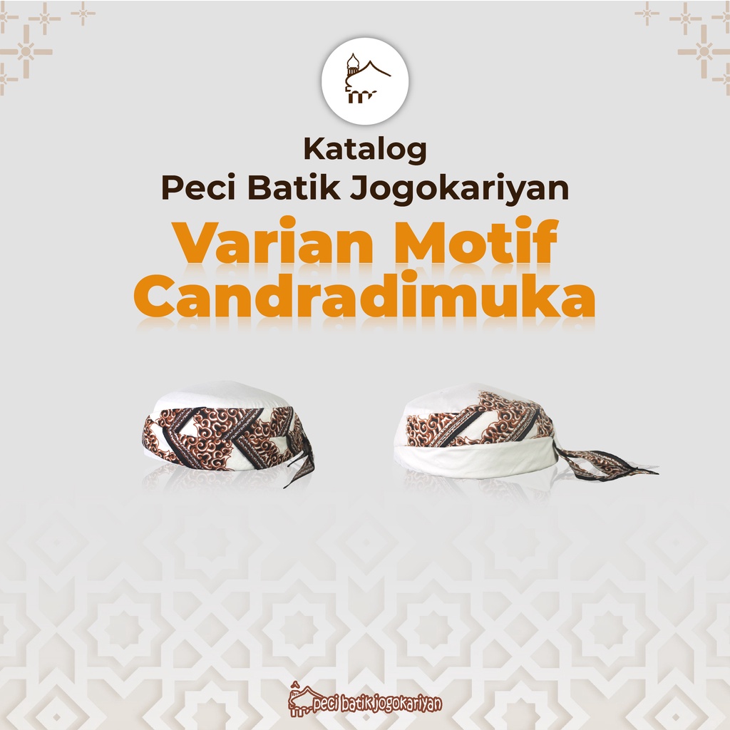 Jual Peci Batik Jogokariyan Motif Candradimuka Original | Shopee Indonesia