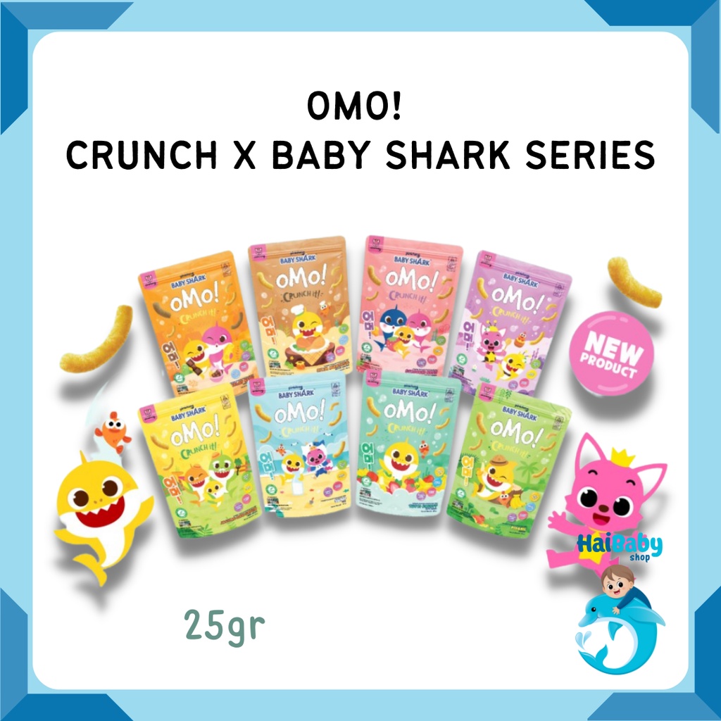 Jual (NEW) OMO! CRUNCH X BABY SHARK SERIES - SNACK 25G - 9M+ | Shopee ...