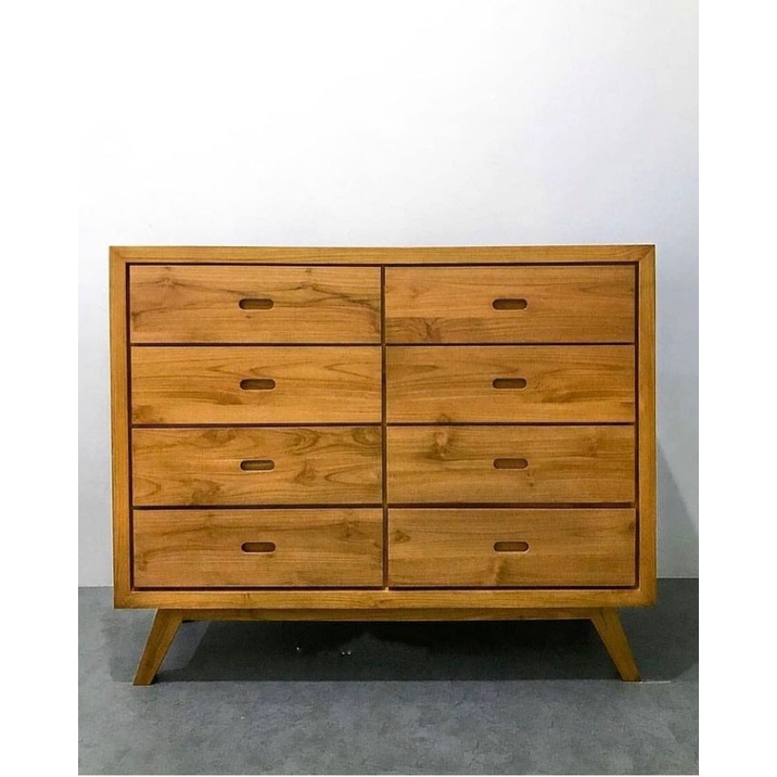 Jual DRAWER KAYU JATI LACI 8 BUFET LACI KABINET DRAWER MINIMALIS LACI ...