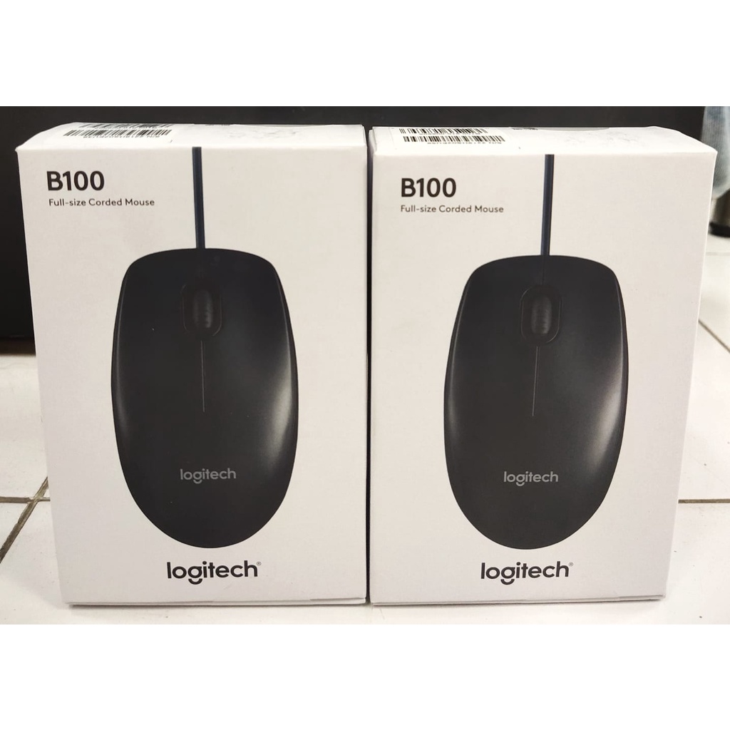 Jual MOUSE USB LOGITECH B100 ORIGINAL | Shopee Indonesia
