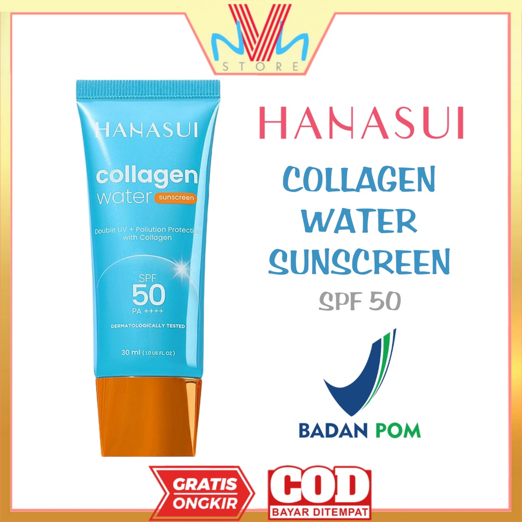 Jual HANASUI COLLAGEN WATER SUNSCREEN SPF50 - SUNSCREEN HANASUI ...
