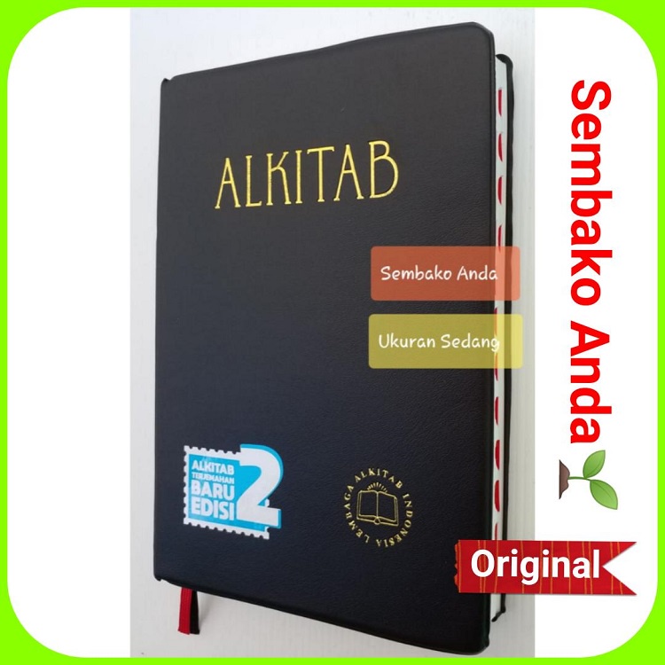 Jual Alkitab Kristen Ukuran Sedang. Terjemahan Baru Edisi 2. LAI TB2 ...