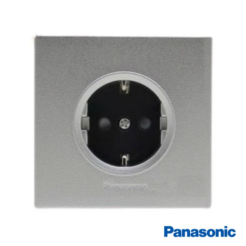 Jual Panasonic Stop Kontak Arde SILVER WESJP1121MWS Style Silver ...