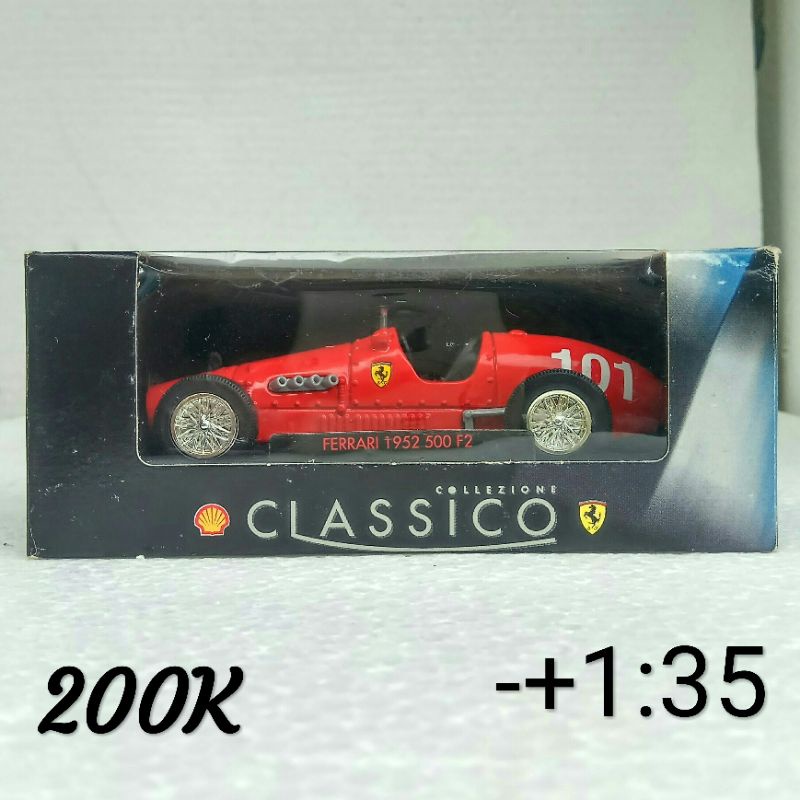 Jual Diecast Shell Classico Collezione Ferrari 1952 500 F2 | Shopee ...
