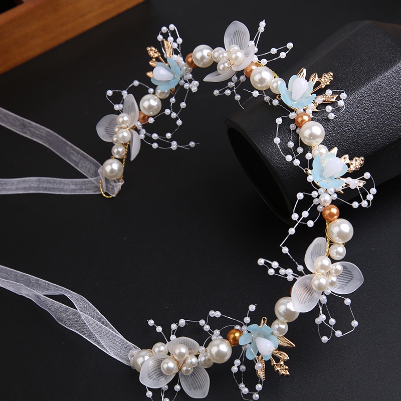 Jual Premium Flower Crown Headpiece Bridal Tiara Mahkota Bunga | Shopee ...