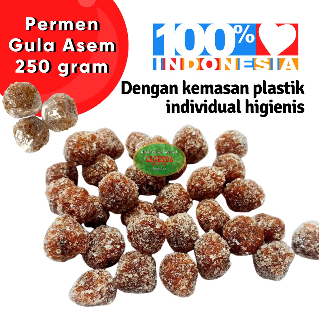 Jual Permen Gula Asam Jawa 250gr asem gulas | Shopee Indonesia