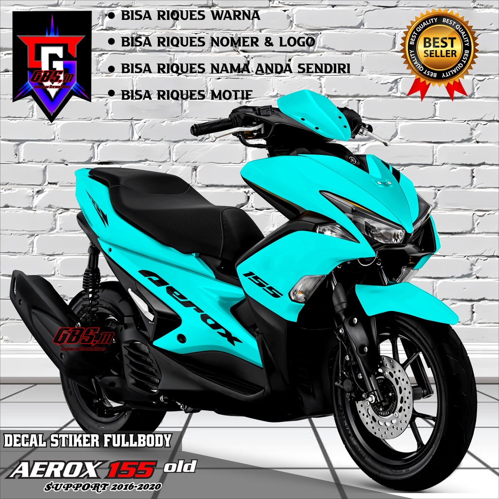 Jual BISA COD Stiker Decal Aerox 155 Old Decal Stiker Full Body Variasi ...