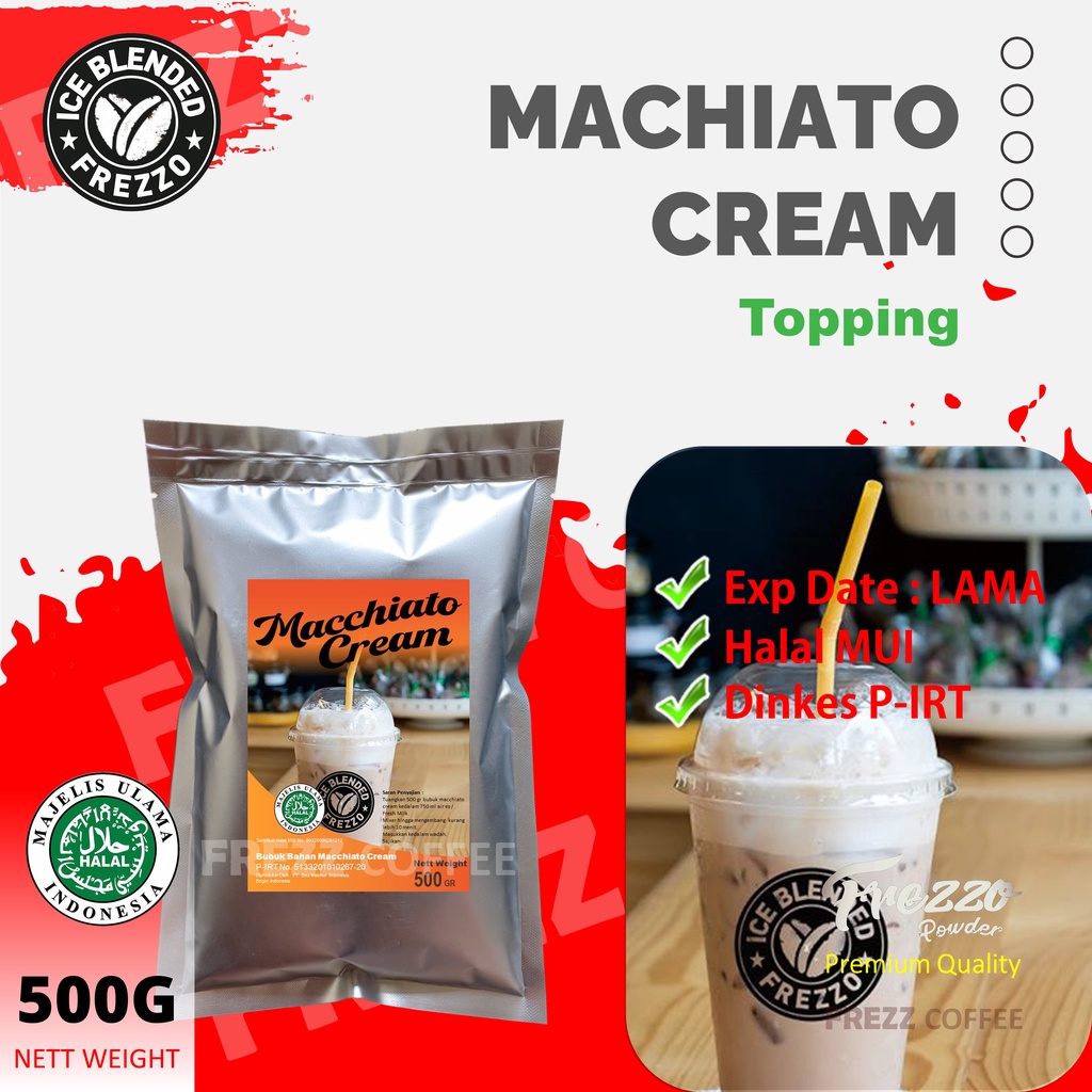 Jual MACHIATO CREAM 500G / TOPPING FREZZO | Shopee Indonesia