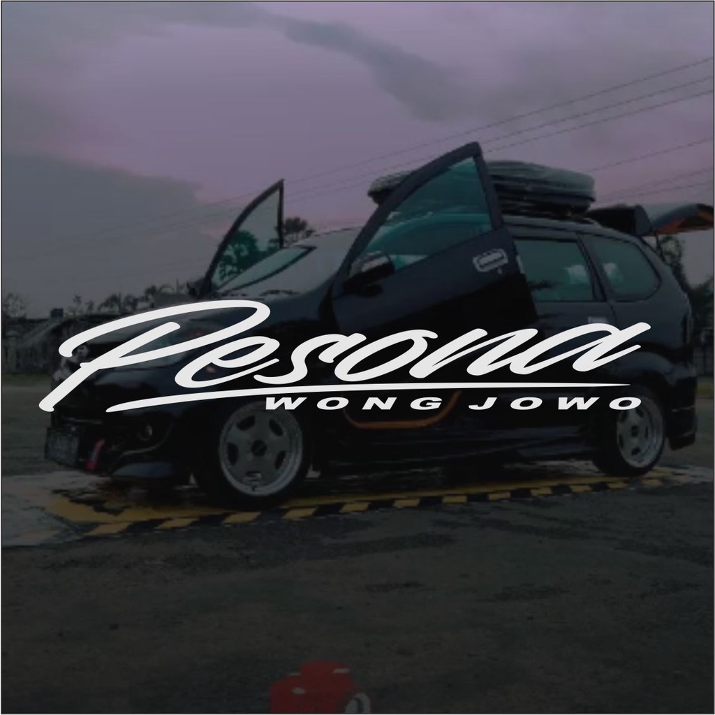 Jual STICKER PESONA WONG JOWO SEGALA JENIS MOBIL MOZHAMEDIA STICKER ...