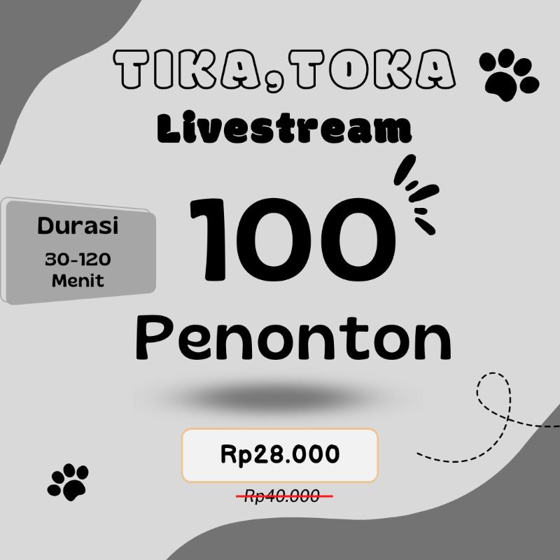 Jual livestream TIKATOKA penonton TT Viewers TT viewer TT | Shopee ...