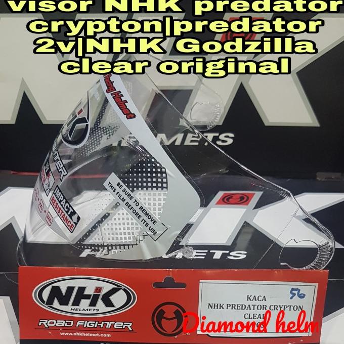 Jual KACA HELM /VISOR HELM NHK PREDATOR 2V, PREDATOR CRYPTON, NHK ...