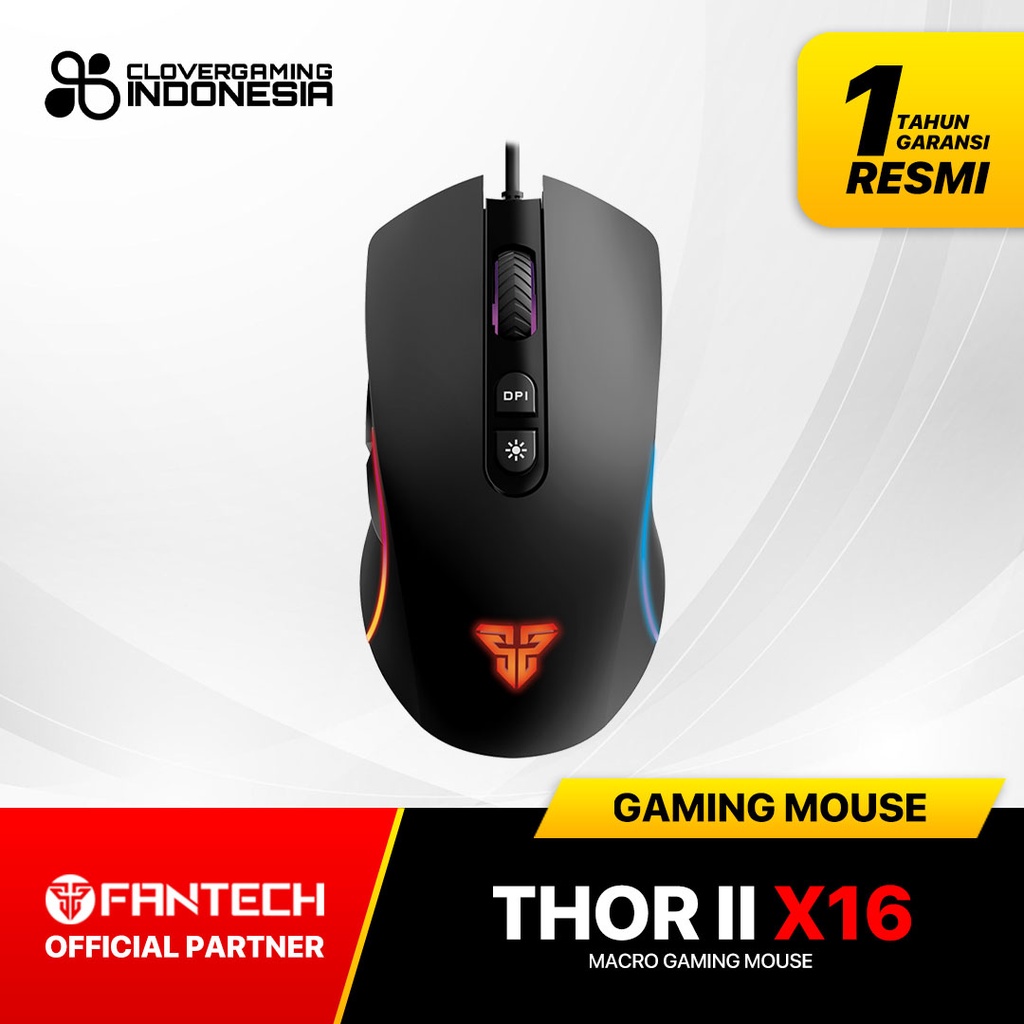 Jual Fantech X16 V2 THOR II RGB - Gaming Mouse | Shopee Indonesia
