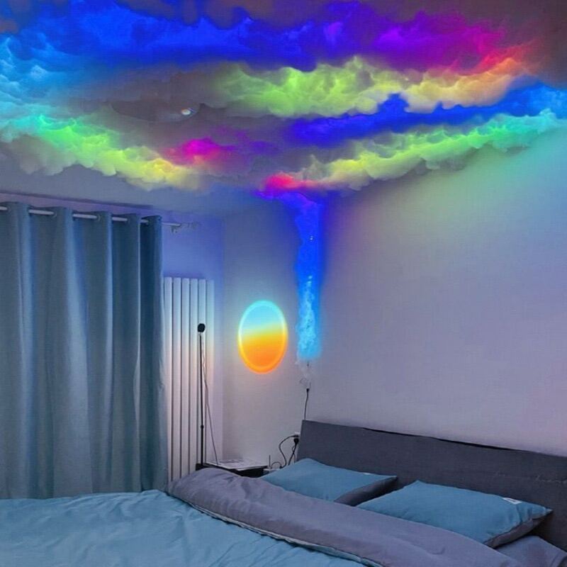Jual Lampu awan lightening RGB hiasan dinding dekorasi kamar dinding ...