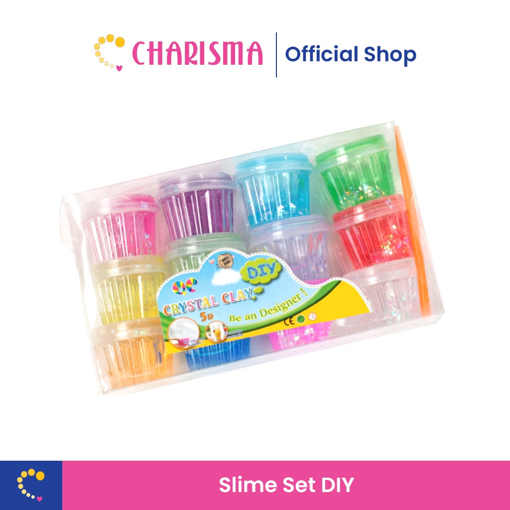Jual Charisma Slime DIY Set Bening - Slime Pereda Stress Warna-Warni ...