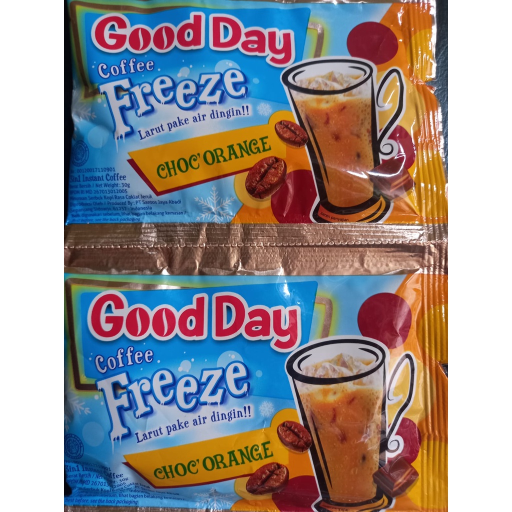 Jual Goodday Freeze/Goodday Ice 1 Renteng Isi 10 Sachet | Shopee Indonesia