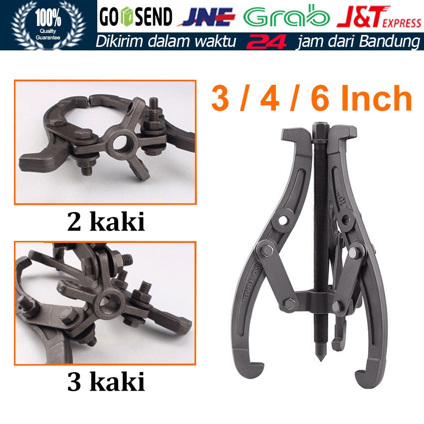 Jual Treker 3 Kaki 3 4 6 Inch - Gear Puller 3 Jaw Tracker Alat Pencabut ...
