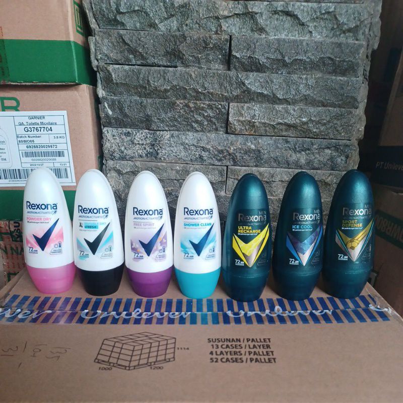 Jual Rexona Women Deodorant Roll On 45 ml Series | Shopee Indonesia